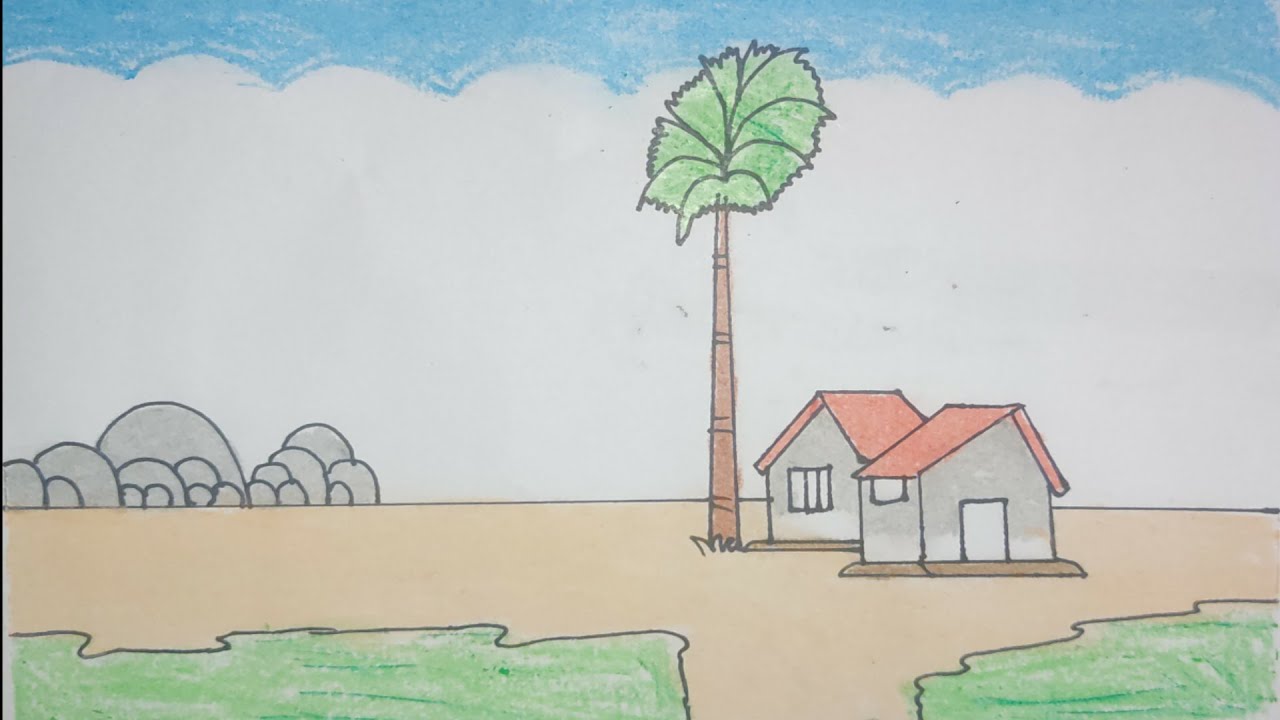 How to draw | How to in paper | How to draw a paper | How to oil pastel ...