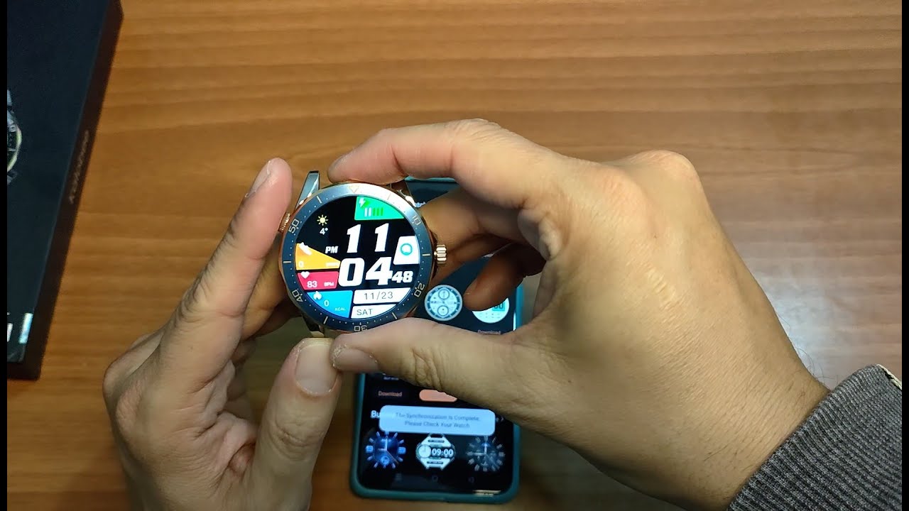 Kalobee SK30 smartwatch unboxing and quick menu view - YouTube