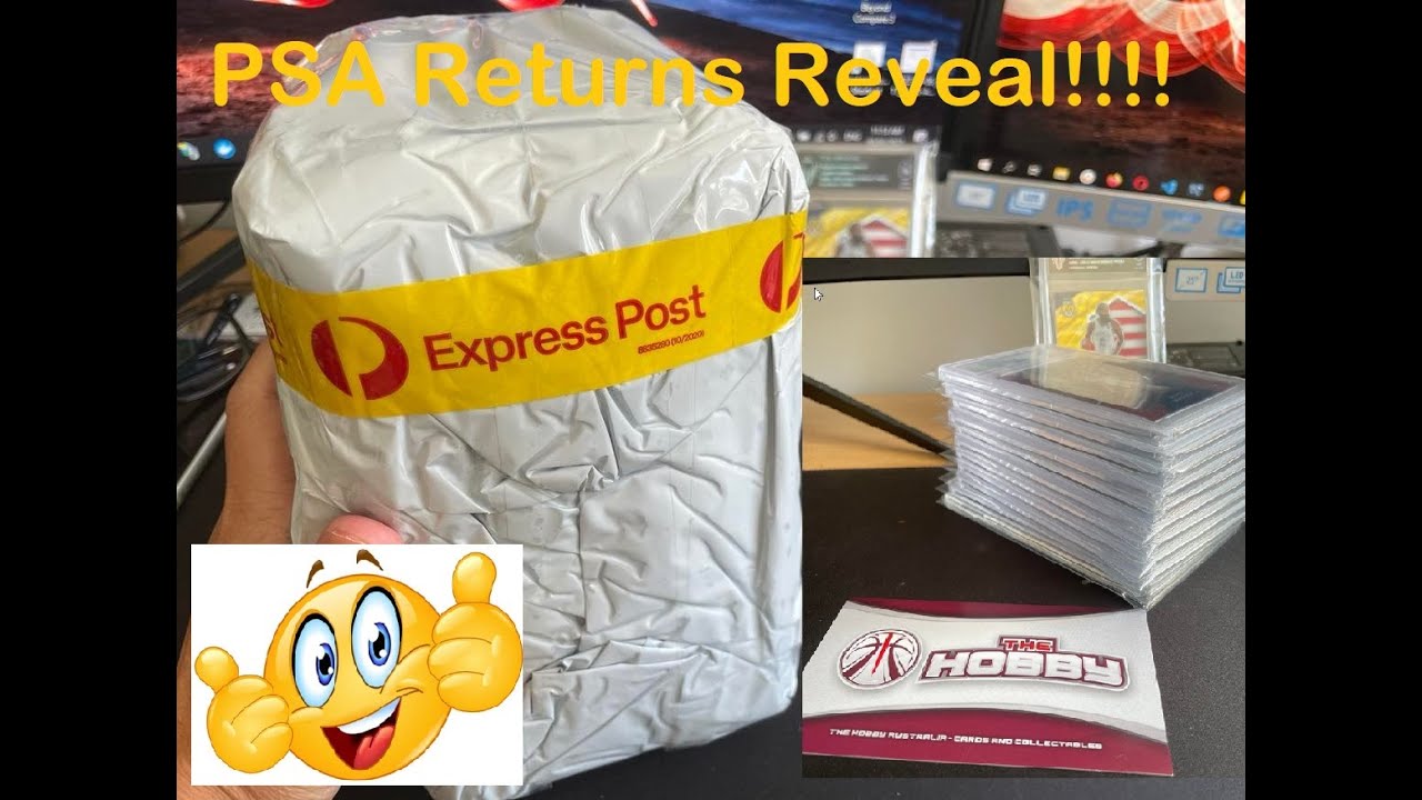 PSA Returns Reveal !!! #unboxing , reveal grades for each card #psa # ...