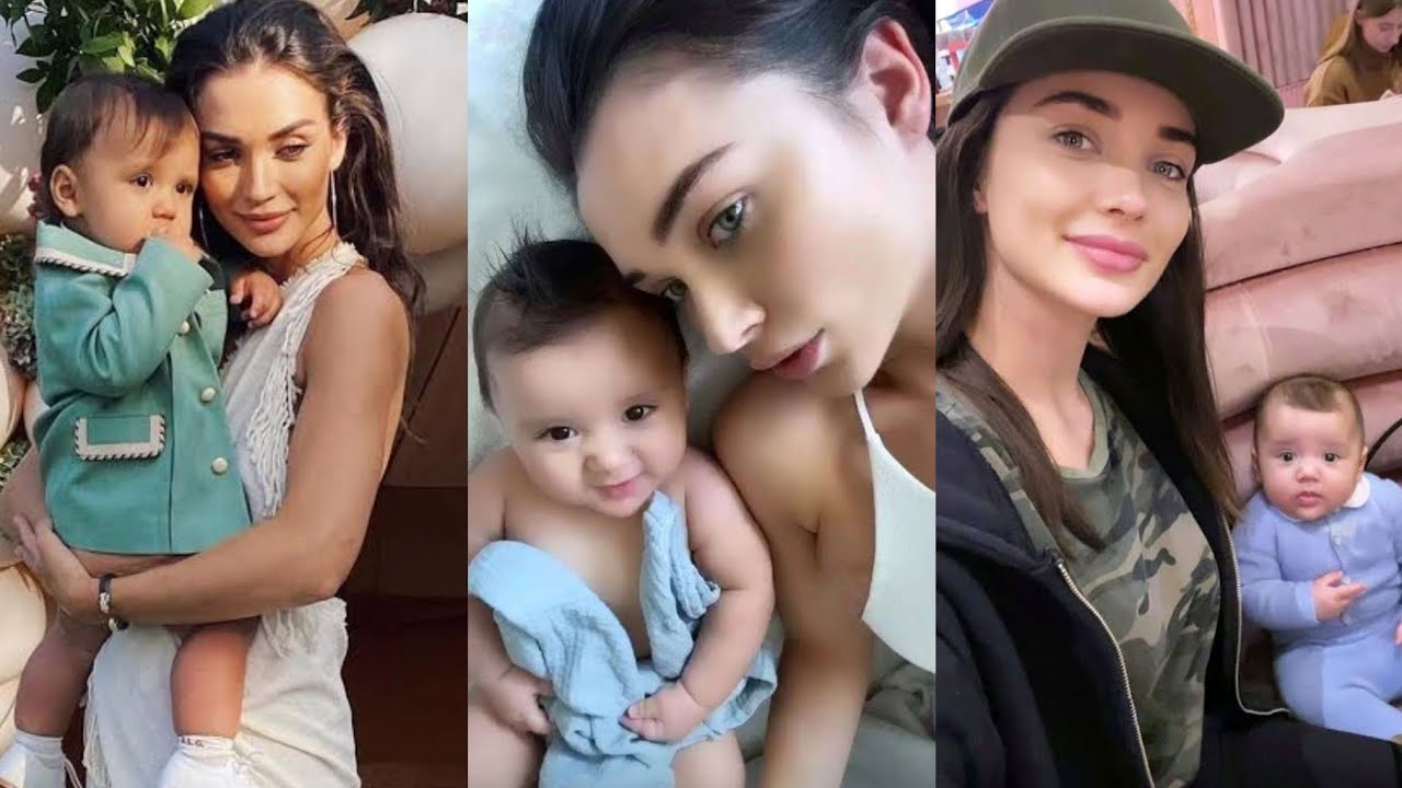 ACTRESS AMY JACKSON WITH HER SON 😍 - YouTube