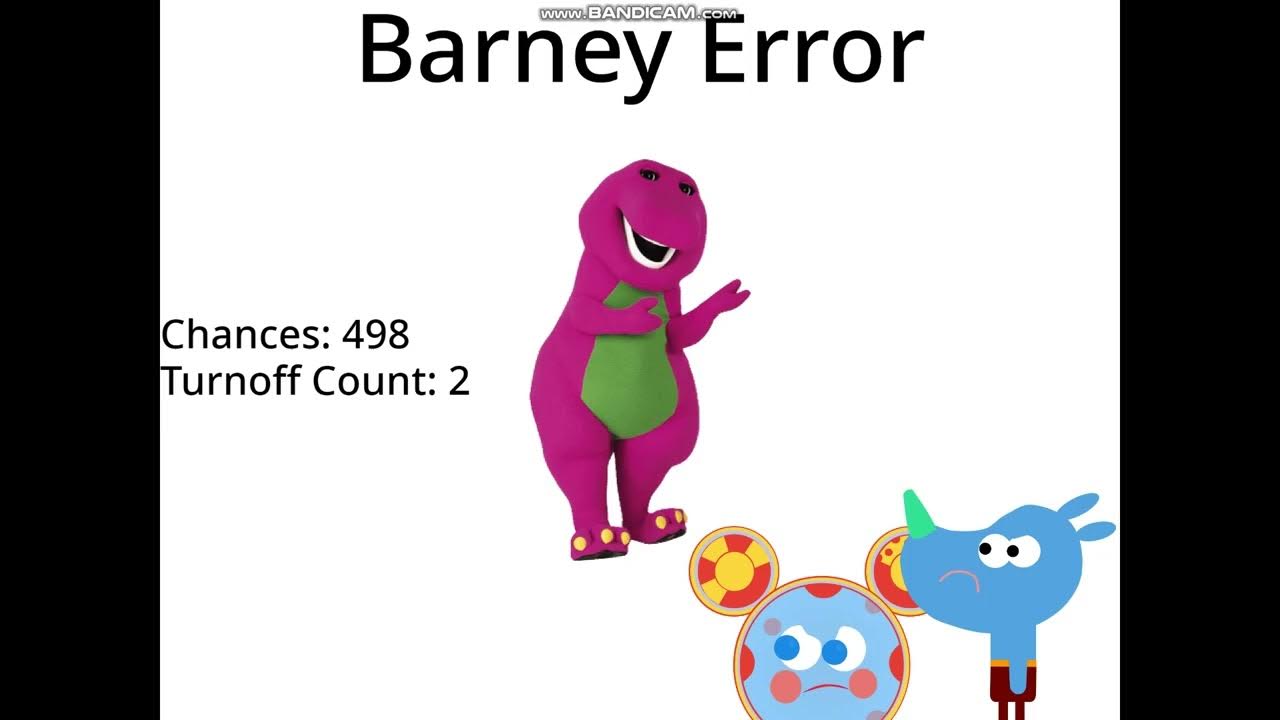 Toodles And Tag Gets An Barney Error 2 (Part 1) - YouTube