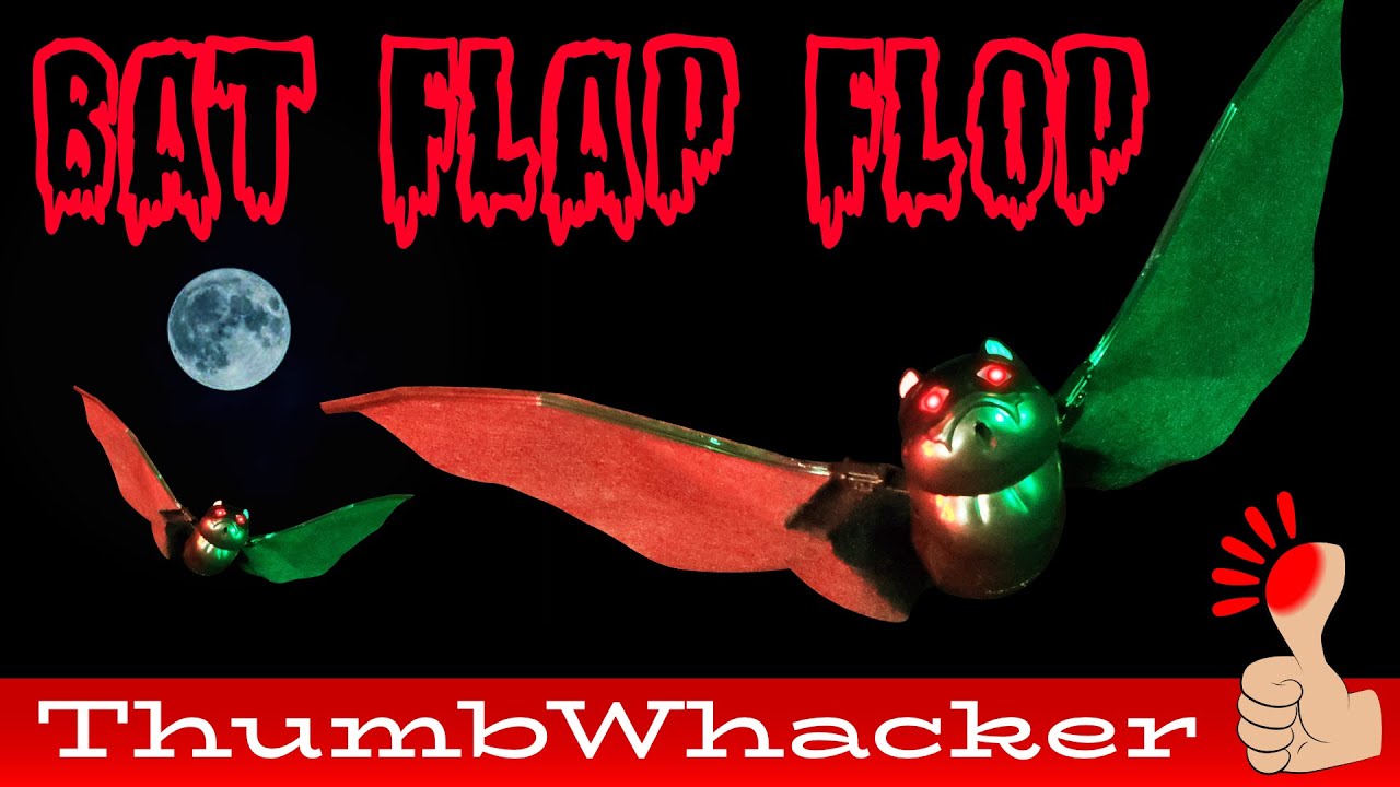 Bat Flap Flop Fix | Repairing a Hallowe'en Bat - YouTube