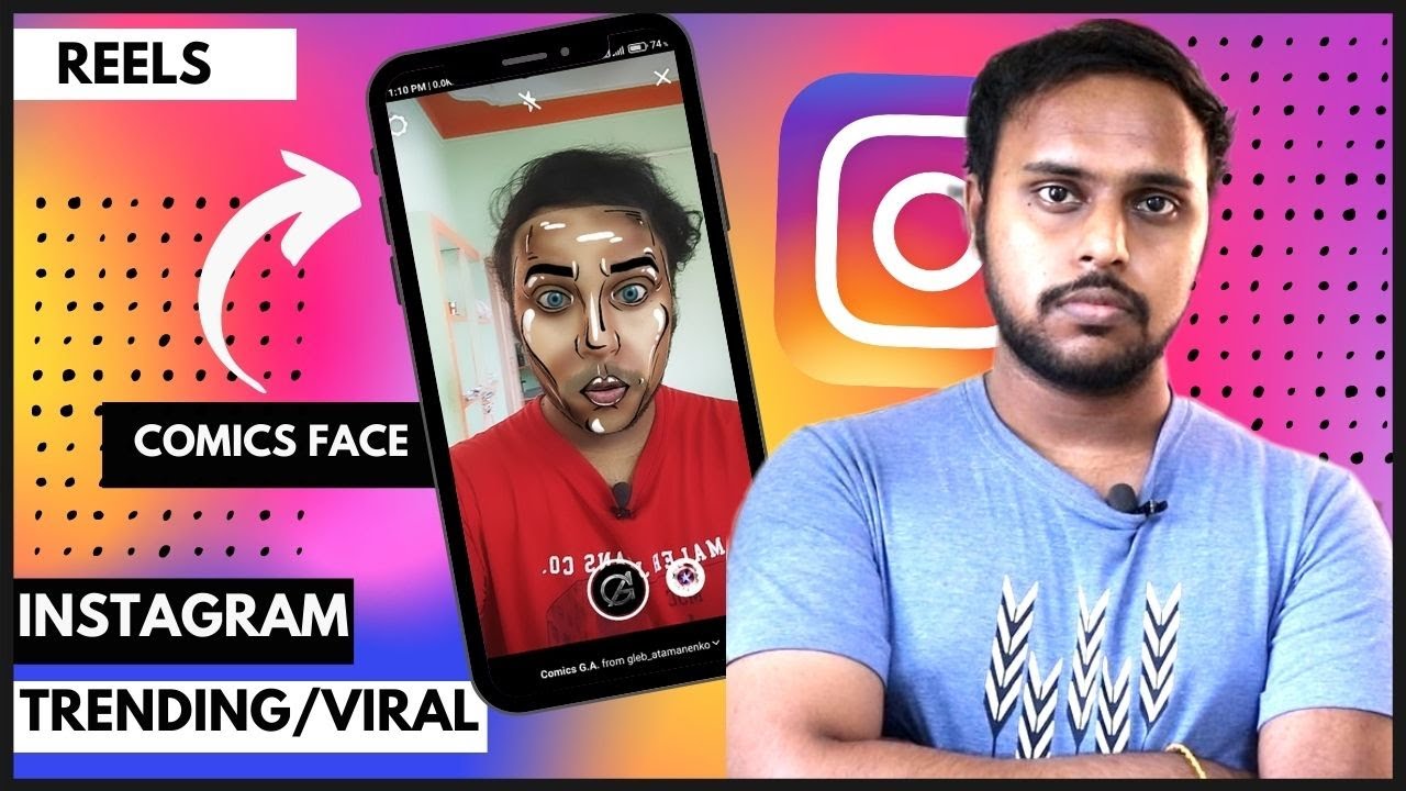 How to get comics filter on Instagram | New Instagram Trending Filter ...