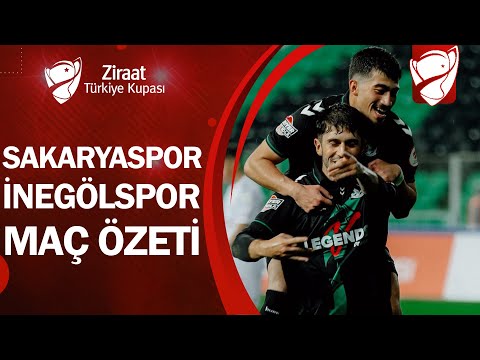 Sakaryaspor 4-0 İnegölspor | MAÇ ÖZETİ | Ziraat Türkiye Kupası 3. Tur | 28.10.2025