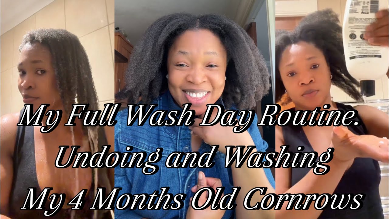 Title: My Full Wash Day Routine. Undoing & Washing My 4-Month-Old ...