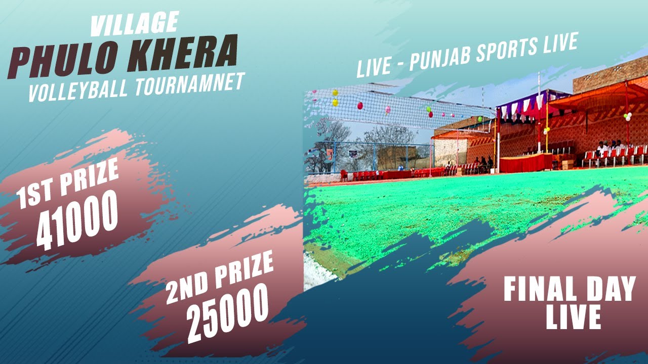 Phulo Khera Malout Shri Mukatsar Sahib Volleyball Cup 2023 ...