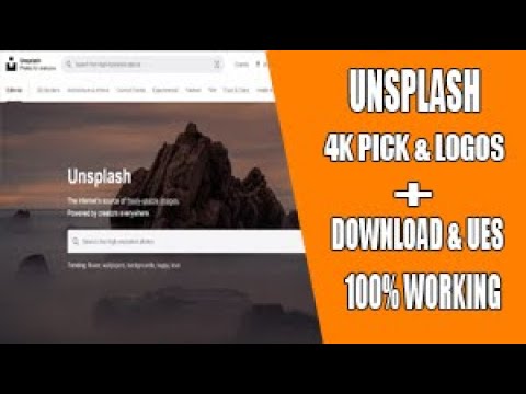 4K Picks & logos | UNSPLASH | How To Download & ues 100% working - YouTube