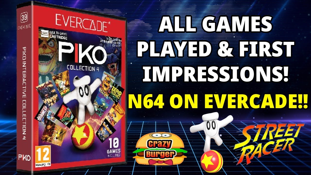 Evercade Piko Collection 4 - ALL Games Played & First Impressions - N64 ...