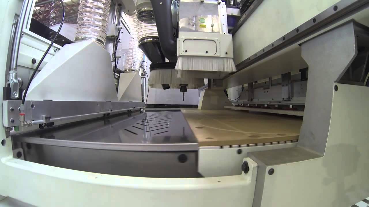 SCM CNC Pratix S Nesting Cell HD - YouTube
