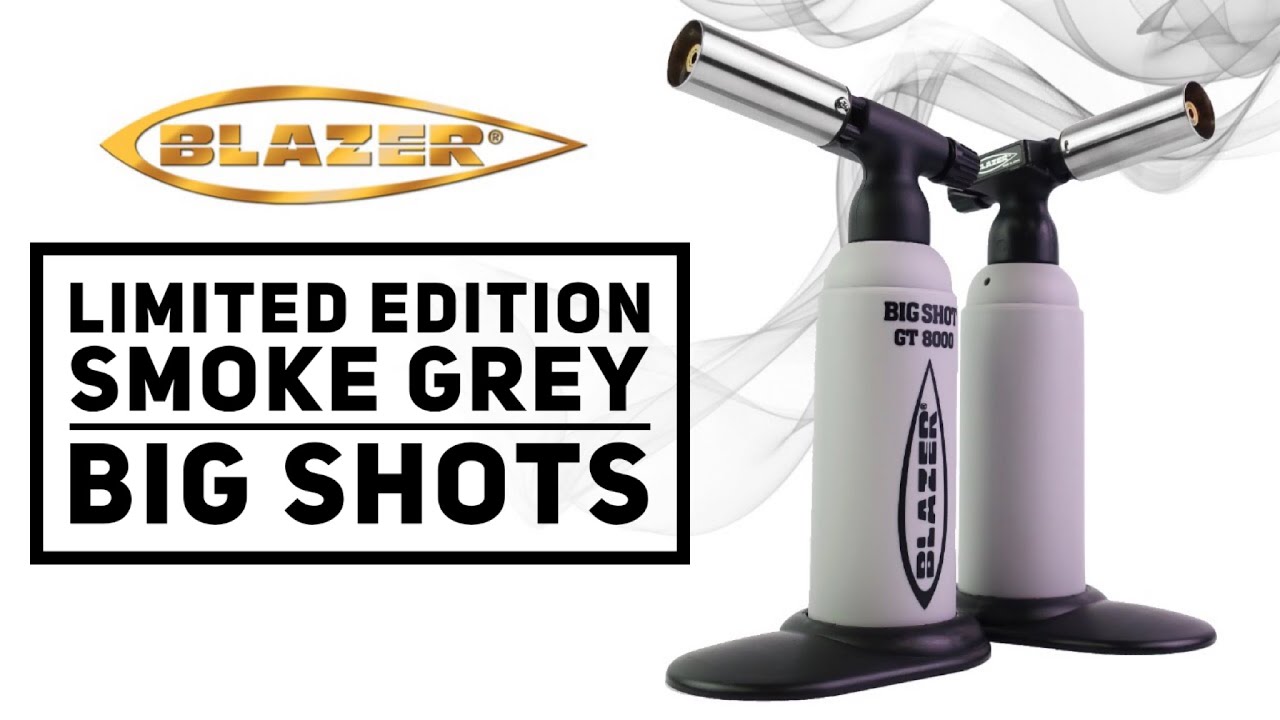 Blazer Products Big Shot GT-8000 Limited Edition Smoke Grey Butane ...