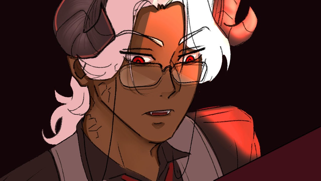 Drawing a HOT Dragon Professor | Art Stream - YouTube