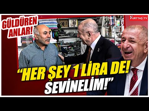 Ümit Özdağ'ın esnafla güldüren diyaloğu! \