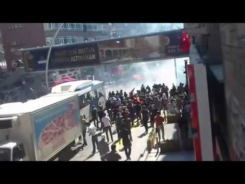 Kızılay da büyük eylem ÇATIŞMADAN CANLI GÖRÜNTÜ