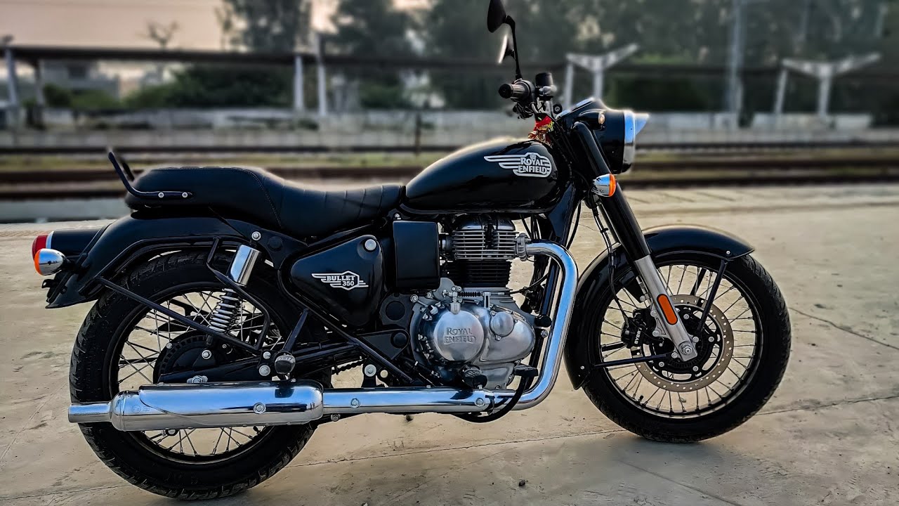 All New Royal Enfield Bullet 350 Base Model After 1st Service Detailed ...