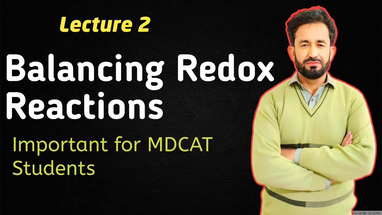 Balancing Redox Reactions Using ion Electron Method - YouTube