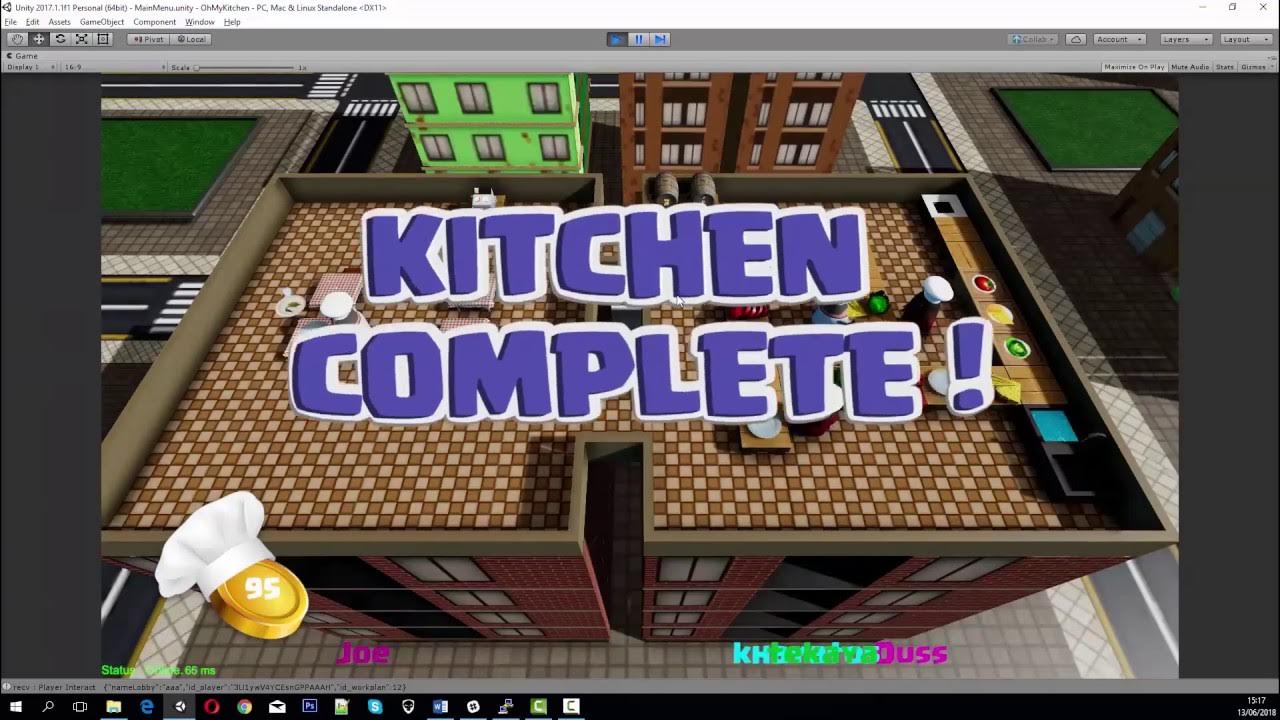 Oh My Kitchen _ Online game with Unity 3D - YouTube
