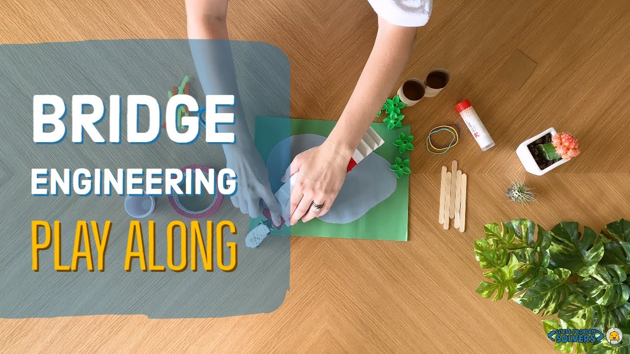 Bridge Building Challenge - Engineering for Littles - YouTube