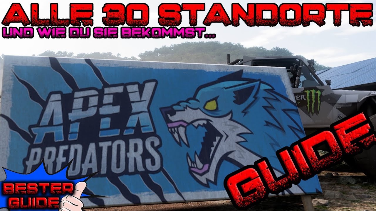 Forza Horizon 5 Rally Adventure alle 30 Apex Predators Tafeln Fundorte ...