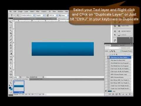 How to Create Animated banner ads in Photoshop! - YouTube