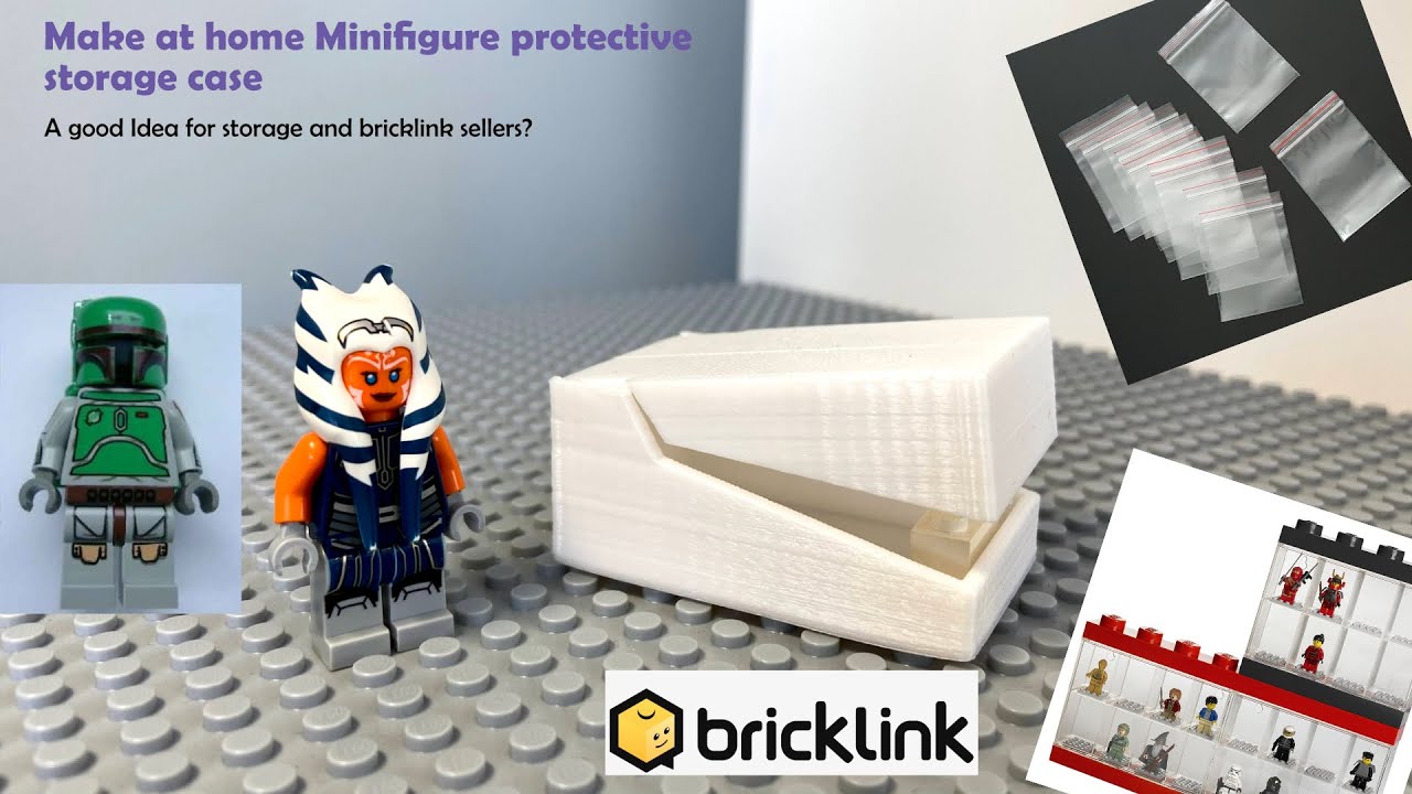Custom 3D Printed Lego Minifigure Case | a cool idea - YouTube