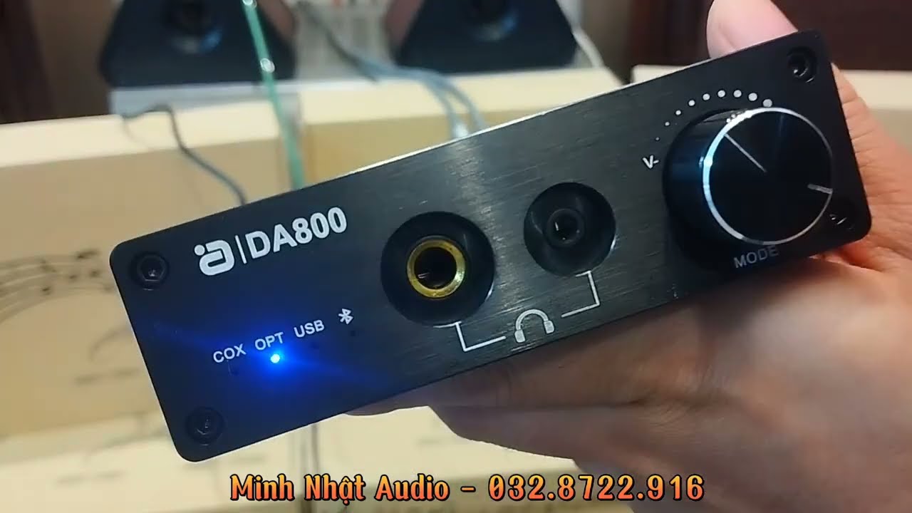 DAC đầu giải mã âm thành DA800 32bit/384Khz đáng mua nhất - YouTube