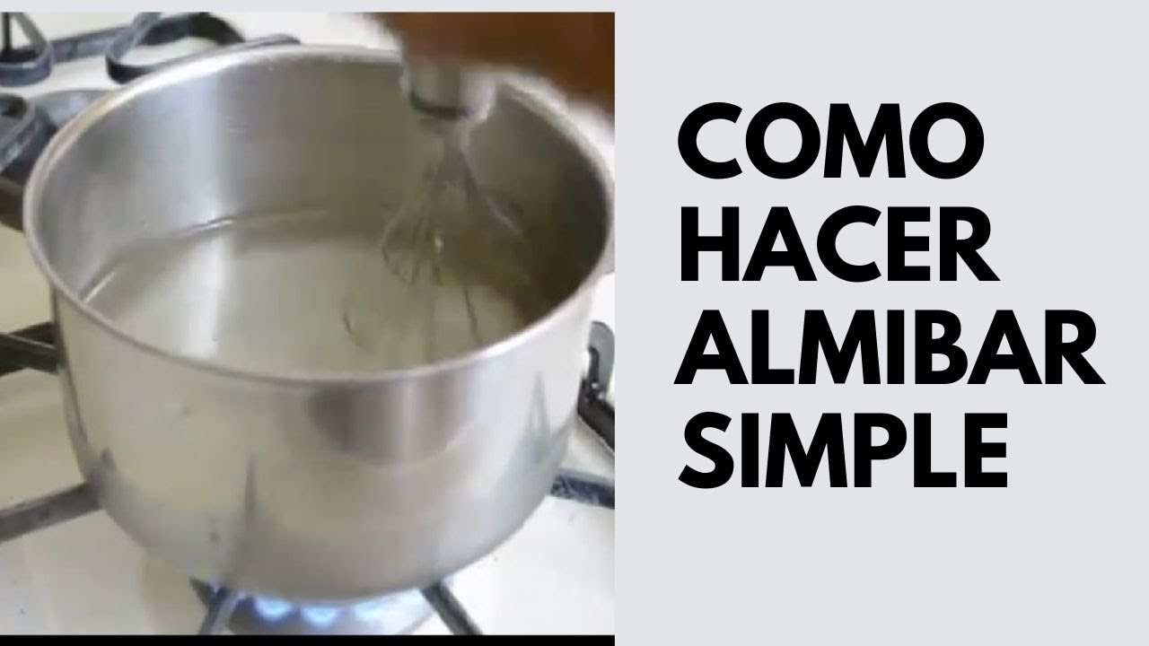 Como Hacer Sirope o Almíbar Simple - Simple Syrup - YouTube