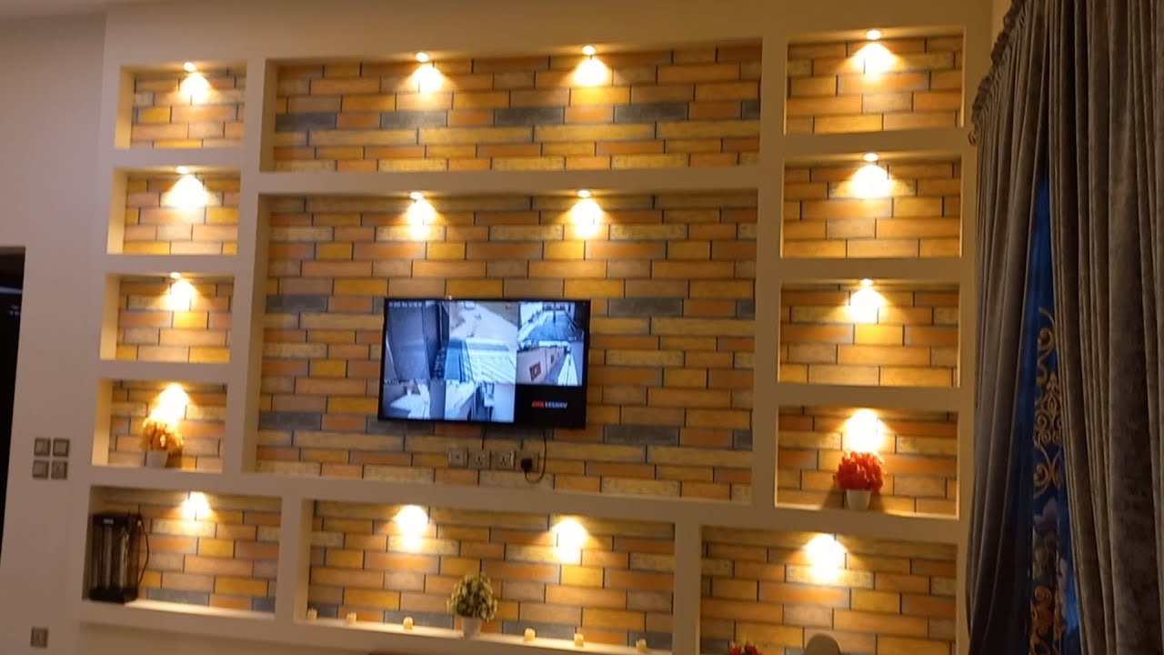 LED divider for luxury home || TV Launch Almira design || LED Cabinet ...