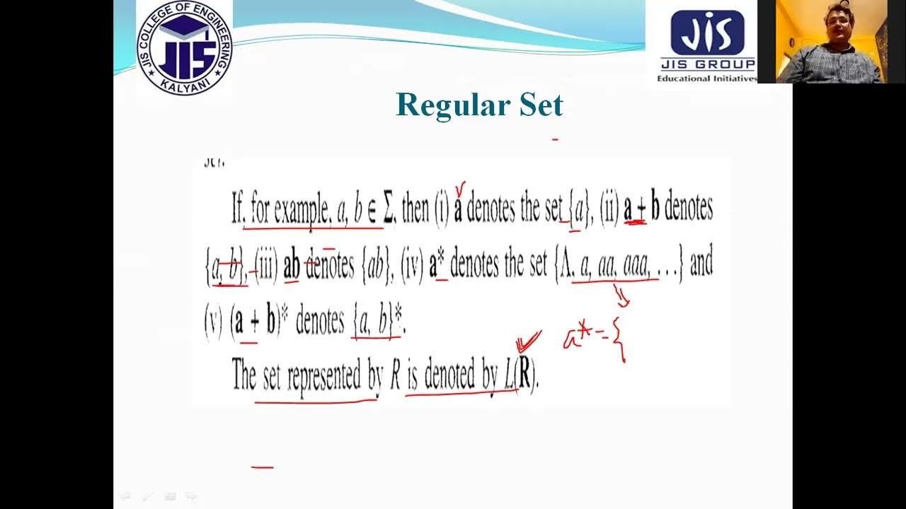 Regular Expression and Regular Set) - YouTube