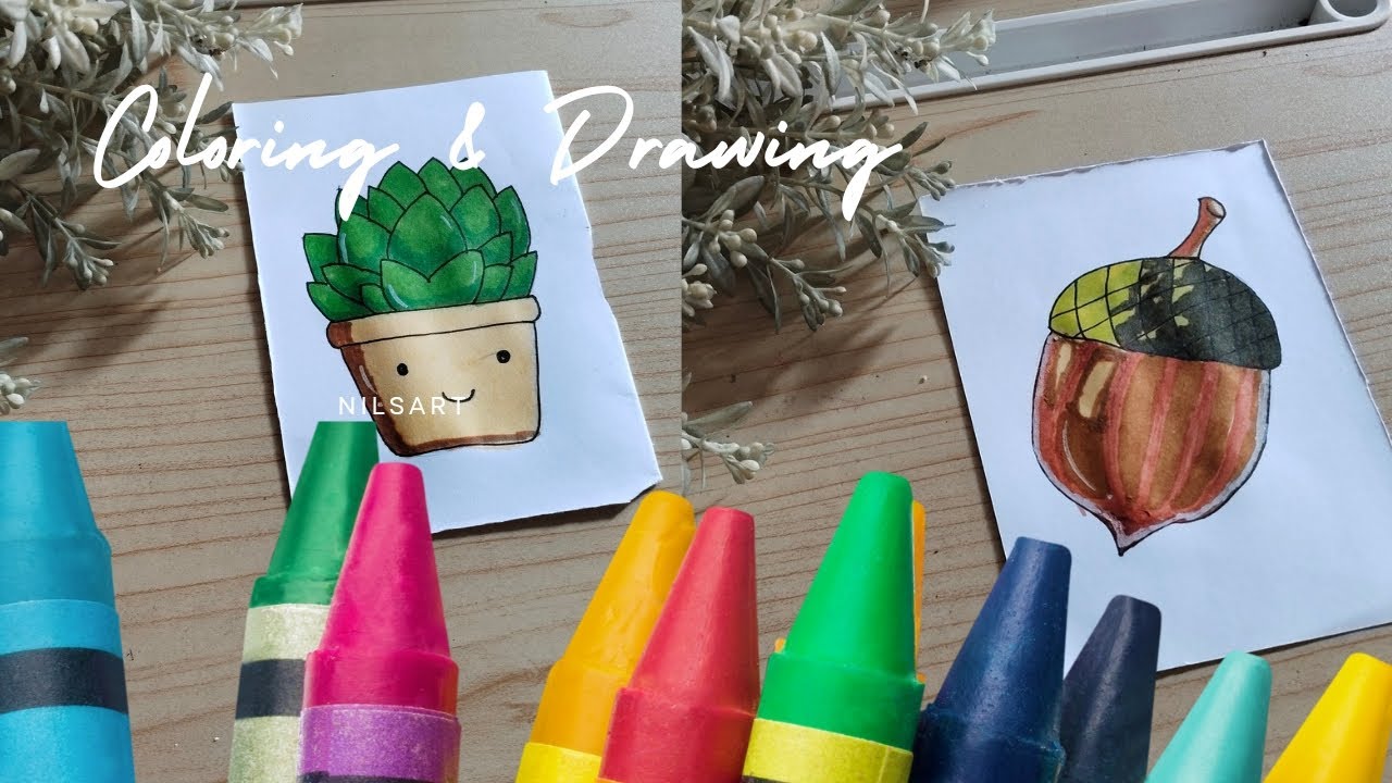 How To Draw & Color Scullen & Acorn - YouTube
