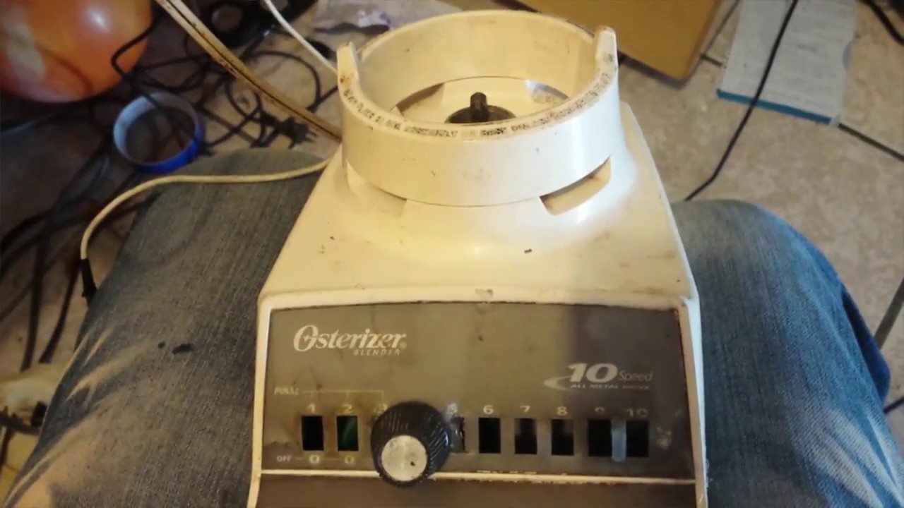 Licuadora Oster, reparando control de velocidad de 10 a 3 velocidades ...
