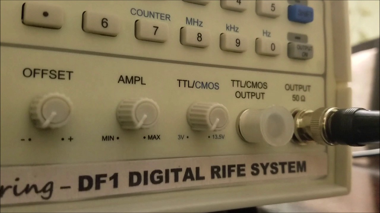 DF1 Digital Rife Machine system Instructional Videos - Getting Started ...