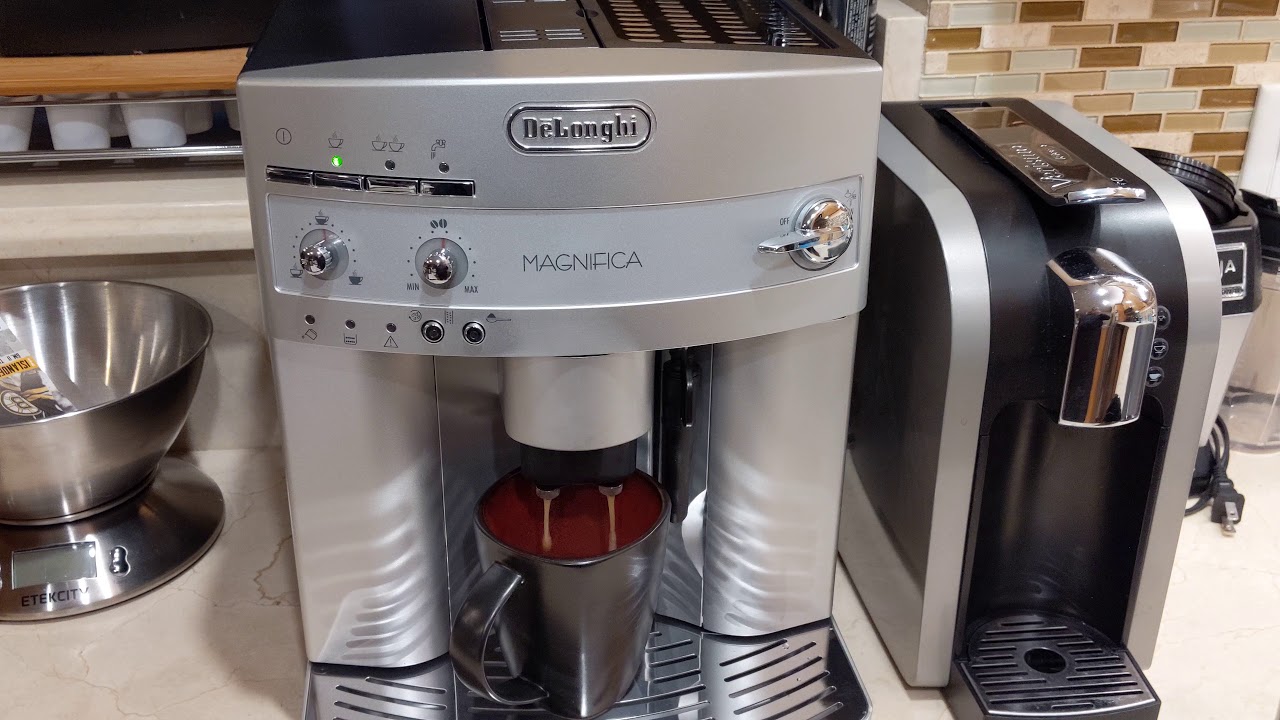 First Brew with the DeLonghi Magnifica - YouTube