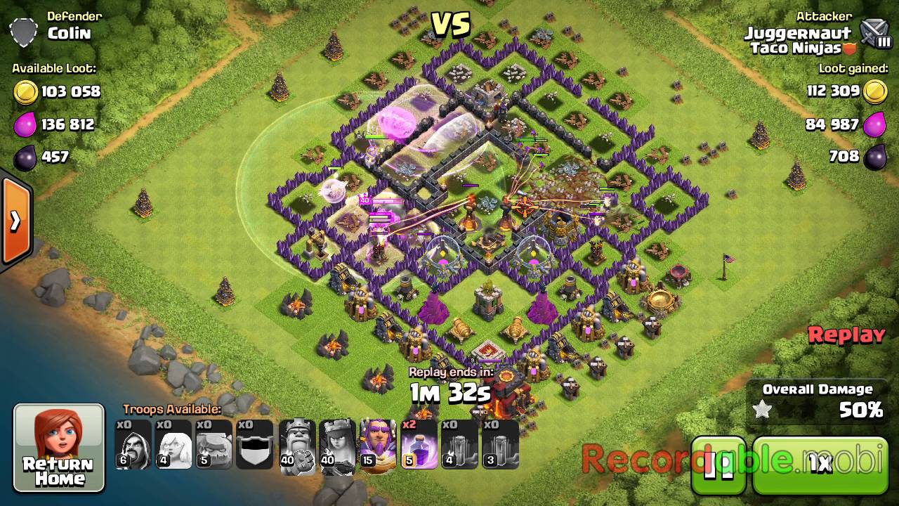 Coc attacks(35) - YouTube