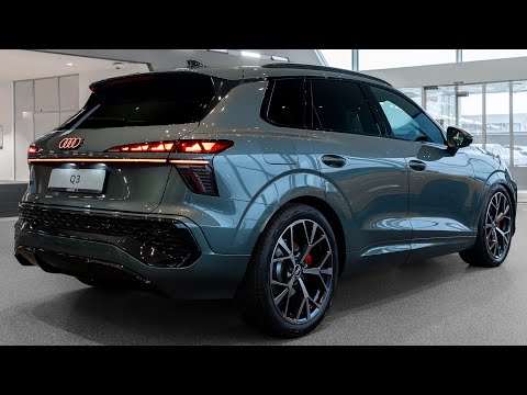 New 2026 Audi Q3 V6 Salbeigrün Metallic (272hp) - Interior and Exterior Walkaround