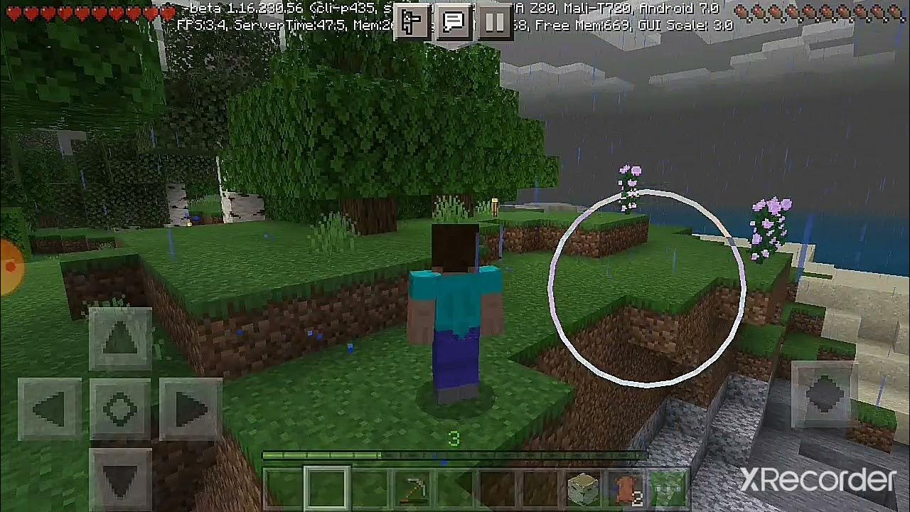 How to change first person mode to third person mode in minecraft - YouTube