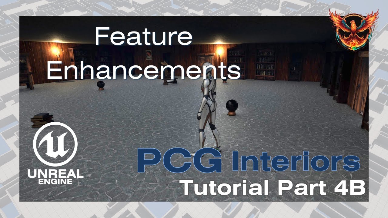 PCG Interiors Pt 4B: Feature Enhancements - Tutorial UE5.3 - YouTube