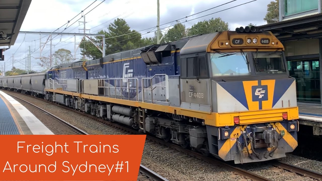 Freight Trains Around Sydney #1 - YouTube