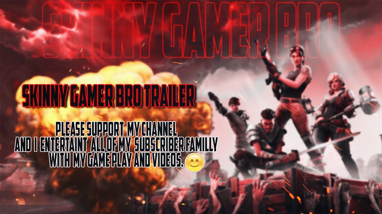 Skinny Gamer Bro Game Channel Trailer - YouTube