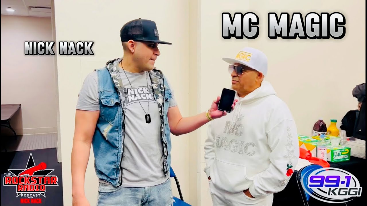 Nick Nack Interviews MC Magic Backstage at Toyota Arena, Ontario CA ...