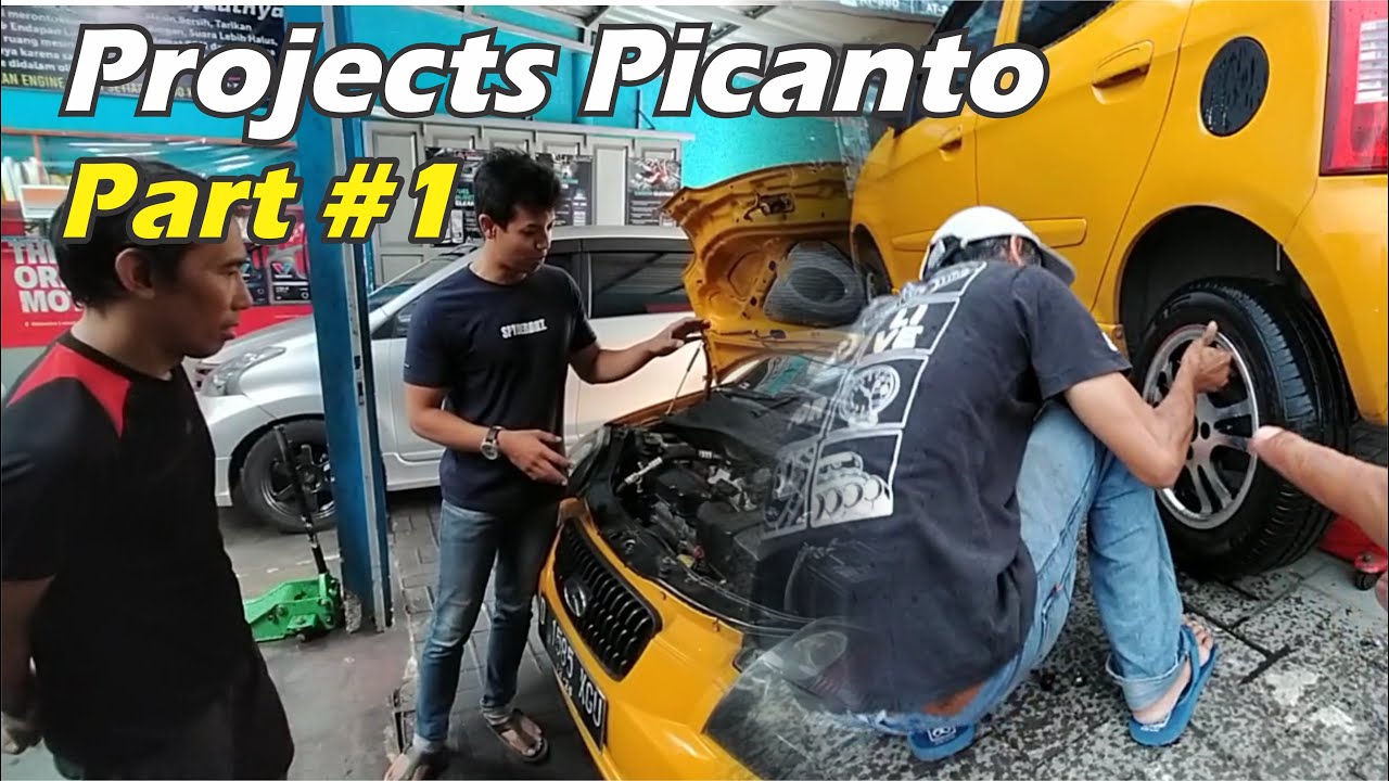 Kia Picanto Old 2004 serasa All NEw ! || Make Over Part 1 Si Kuning # ...