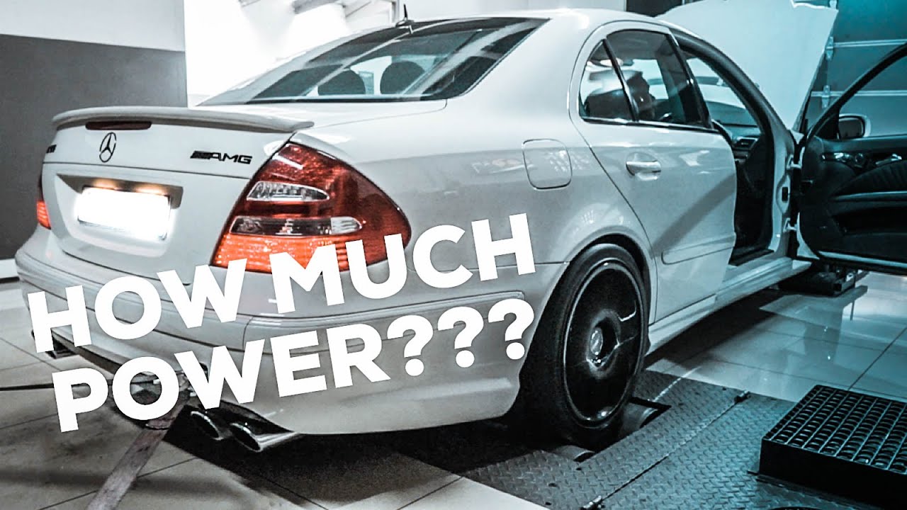 WHAT POWER WILL A STOCK E55 MAKE? - YouTube