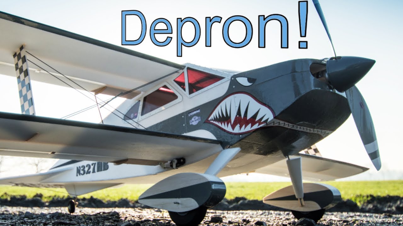 HIPERBIPE- an aerobatic semi scale parkflyer made of depron - YouTube