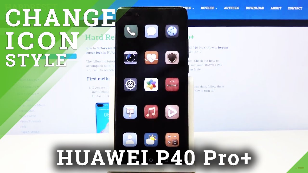How to Change Icons in HUAWEI P40 Pro+ – Personalize Icons Style - YouTube