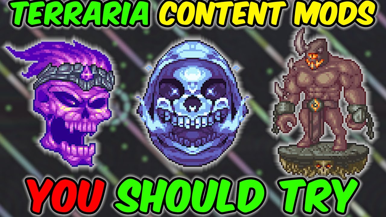 Terraria CONTENT Mods YOU SHOULD Try - YouTube