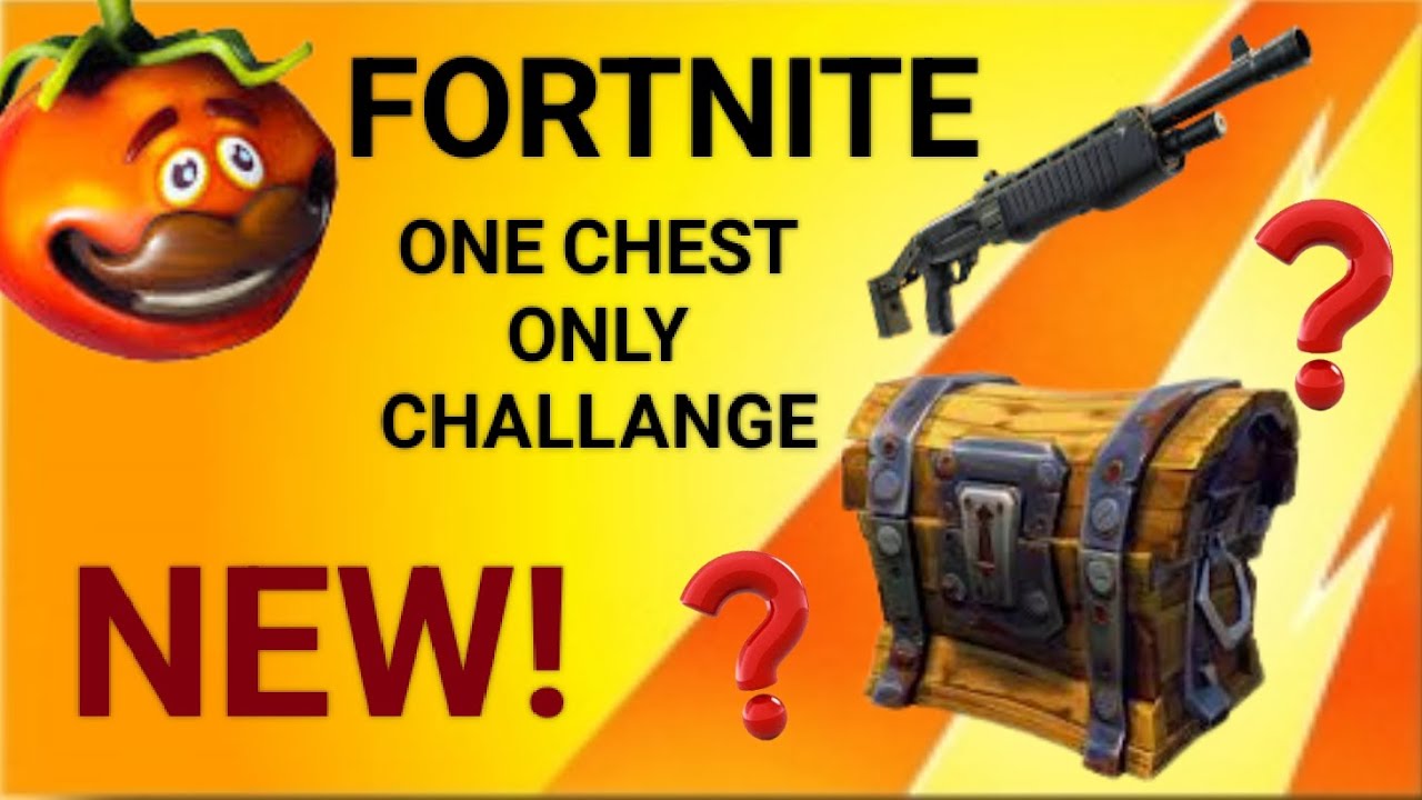 Fortnite One chest only challenge! New Fortnite CHALLANGE video - YouTube