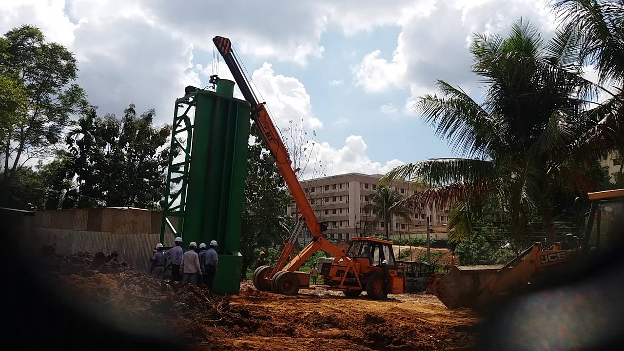 baching plant - YouTube