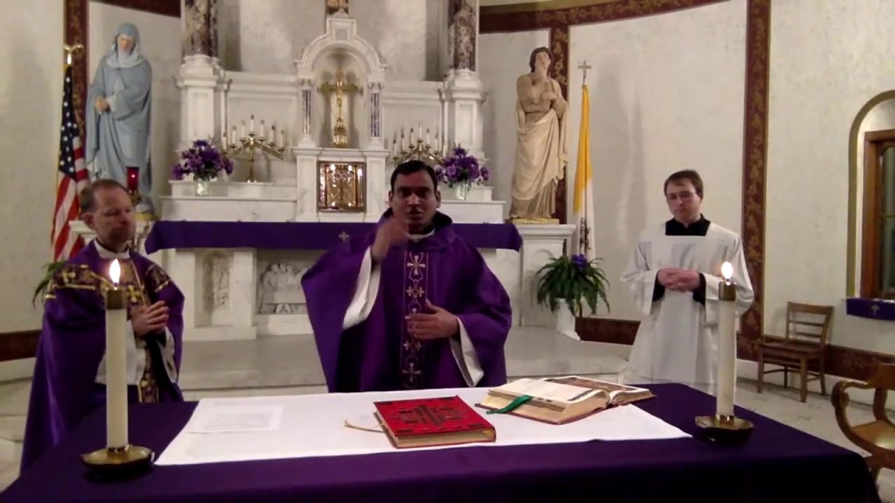 Saturday 5pm Mass 03.28.20 - YouTube