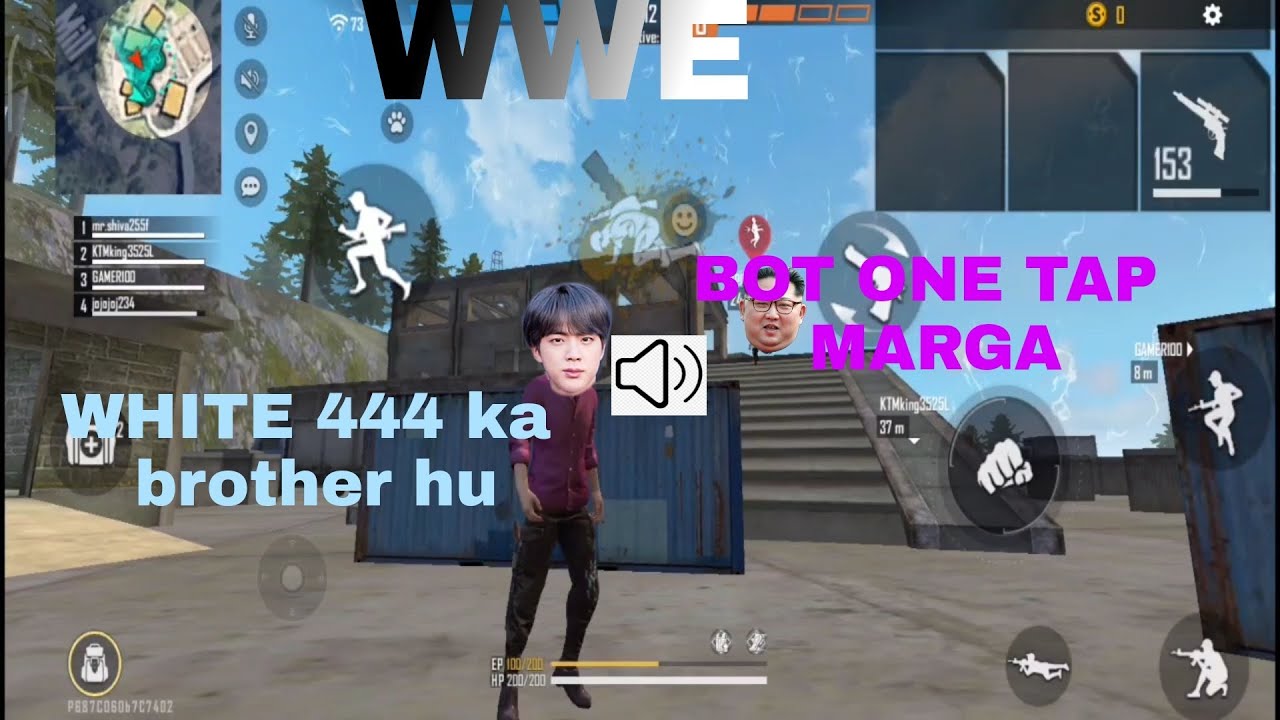 free fire wtf funny momant //whiter444 brother one tap headshot//rg ...