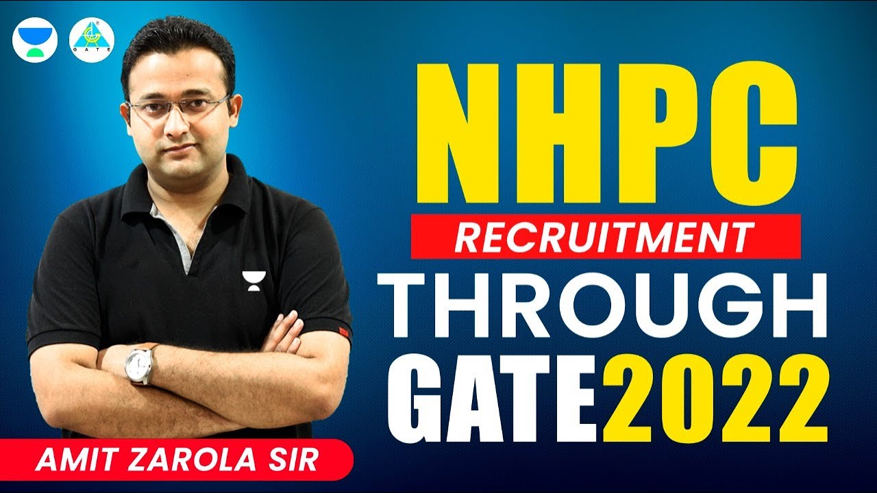 NHPC Notifications | GATE 2023 | AMIT ZAROLA #gate_2023 #civil ...