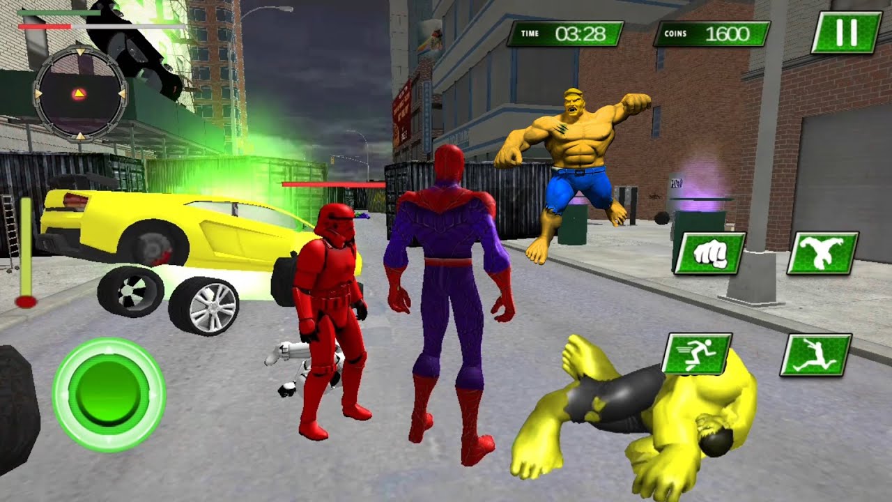 Spider Hero City Battle | Infinity Superhero Revenge God Immortal ...